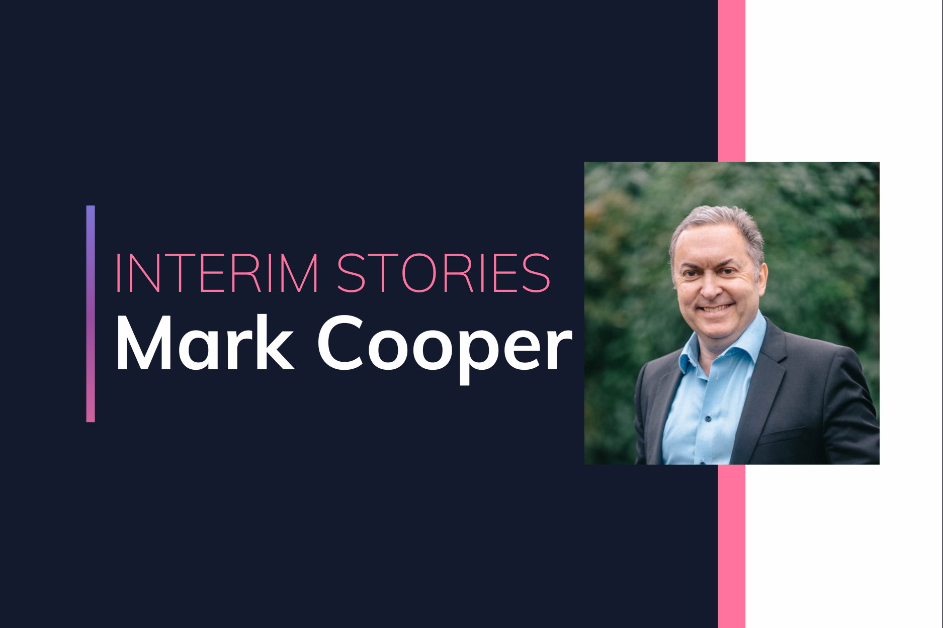 Interim stories: Q&A with Transformational Change Programme Manager ...